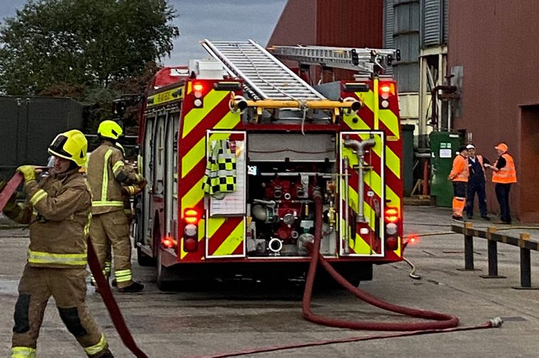 Four fire crews tackling a blaze near Selby | YorkMix Four fire crews tackling a blaze near Selby | YorkMix